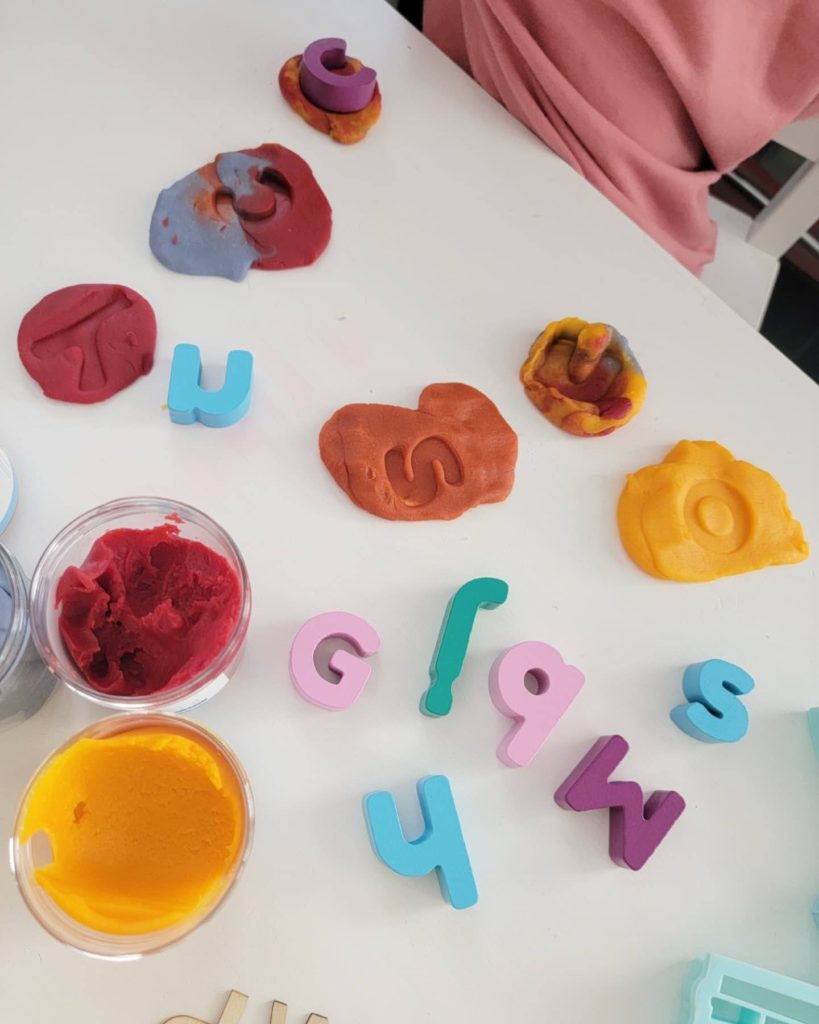 Letter Stamping - Learning from Playing