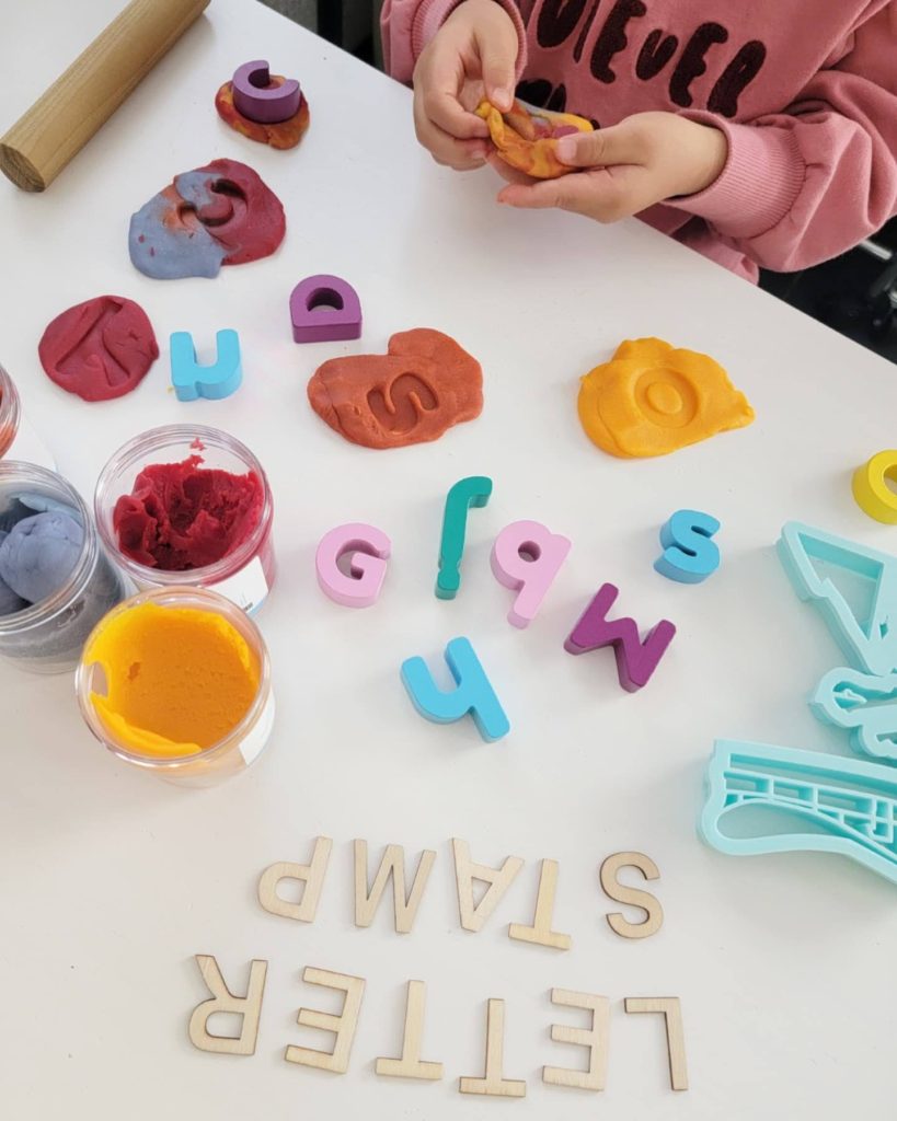 Letter Stamping - Learning from Playing