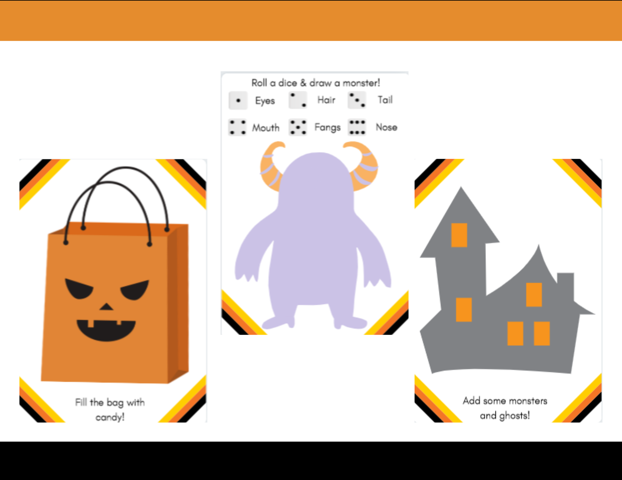 FREE Printable – Halloween Playdough Mats - Learning from Playing