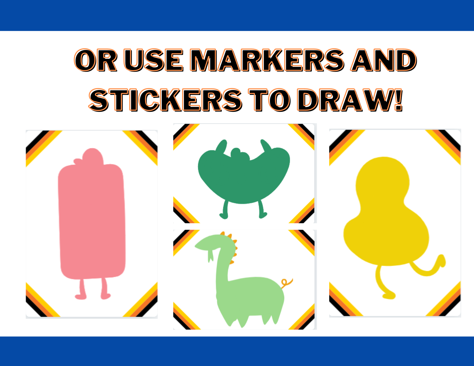 FREE Printable – Halloween Monster Playdough Mats - Learning from Playing