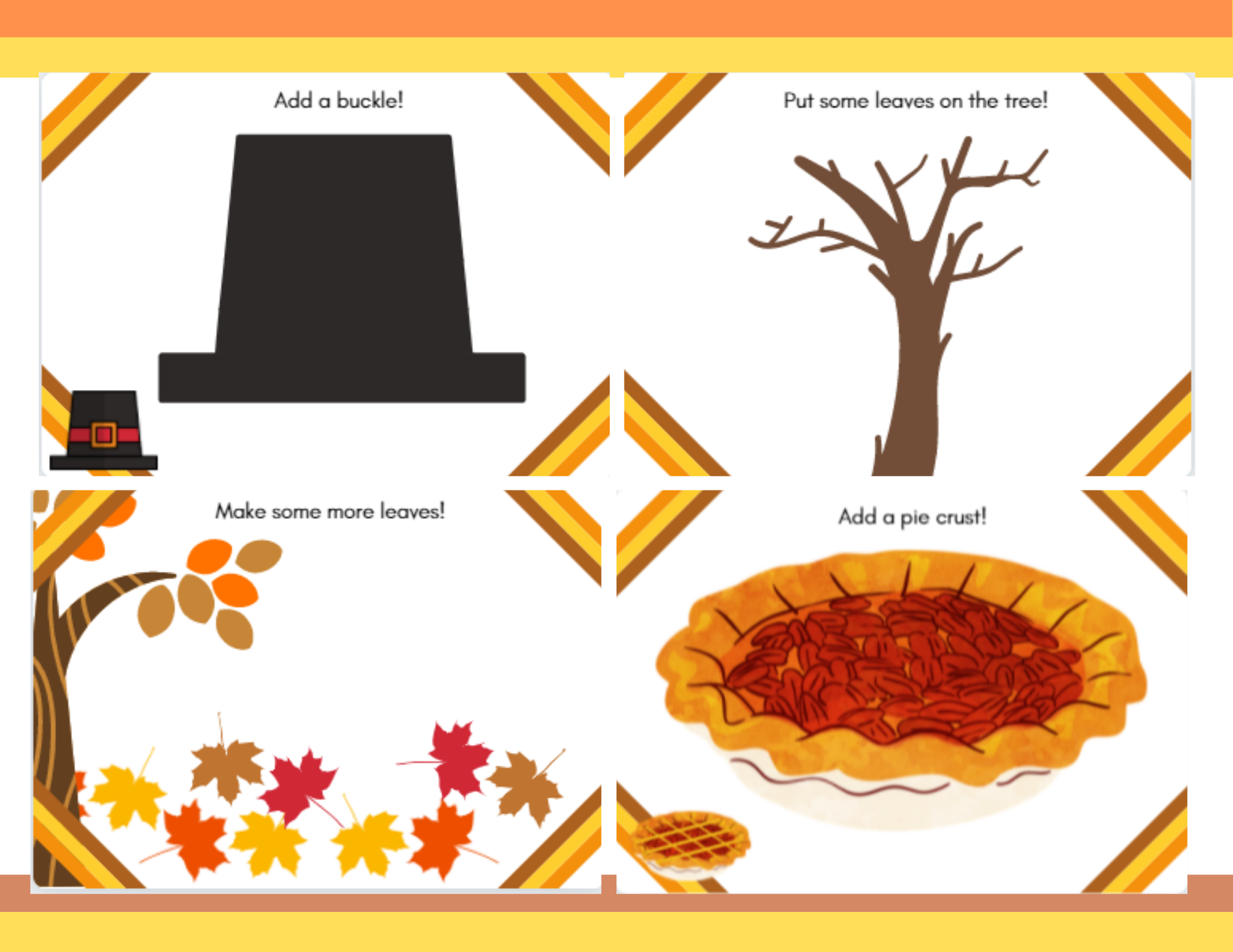 FREE Printable – Thanksgiving Learning Pack - Learning from Playing